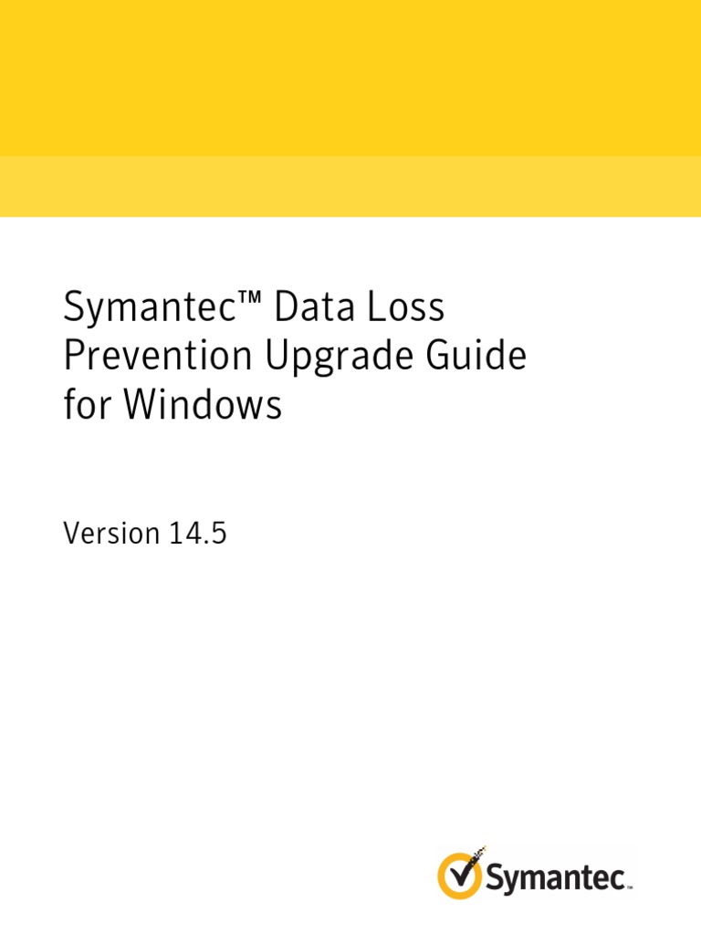 Symantec DLP 14.5 Upgrade Guide Win | PDF | Oracle Database | Technical ...