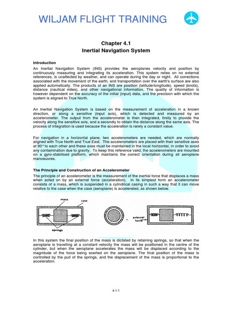 ATPL Inst 4.1 PDF | PDF | Gyroscope | Inertial Navigation System