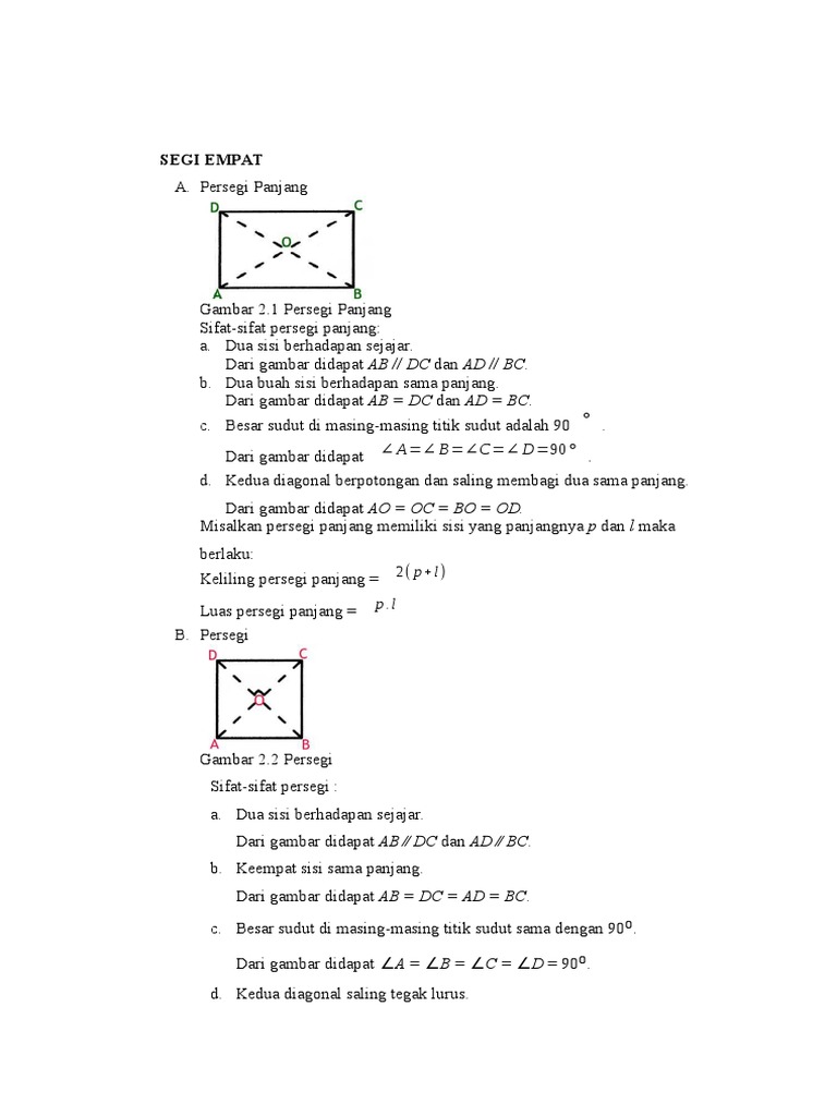 Segi Empat | PDF | Griya & Taman | Sains & Matematika