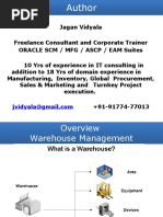 Oracle WMS Setup | PDF | Logistics | Warehouse