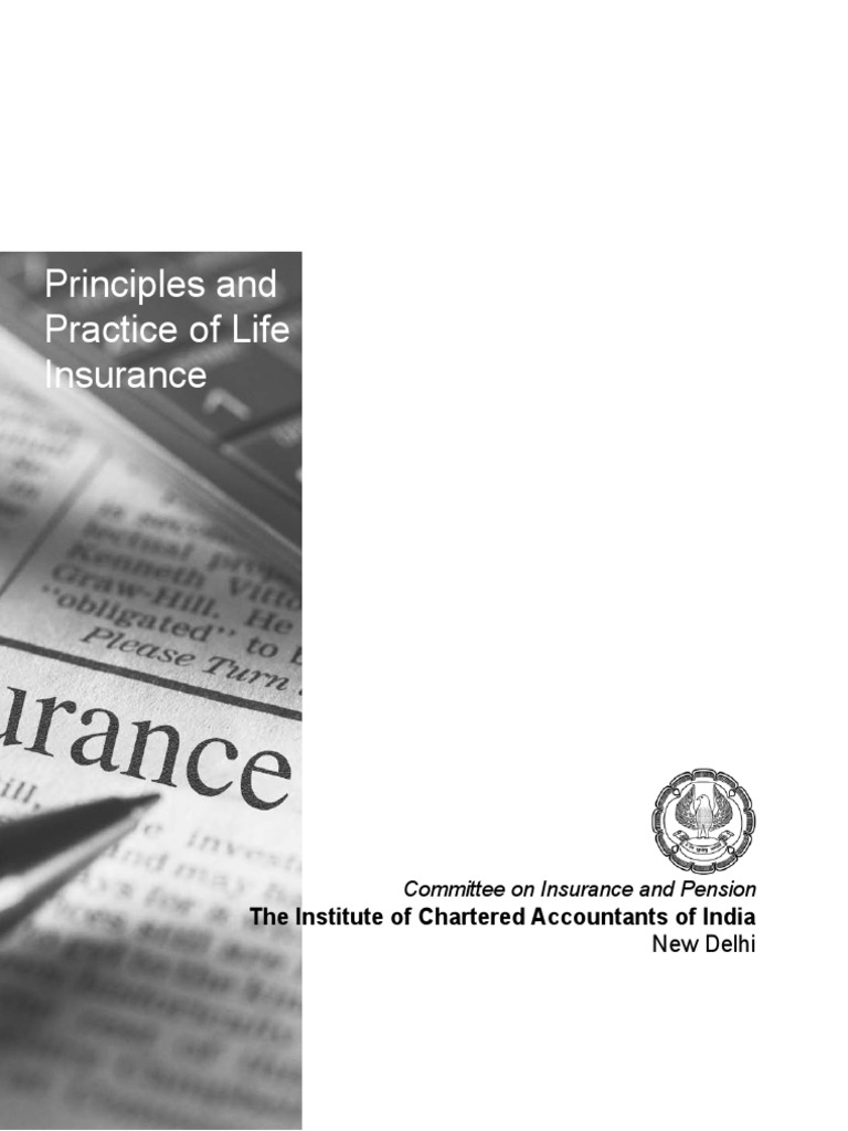 Module - 1 Principles and Practice of Life Insurance | PDF | Insurance ...