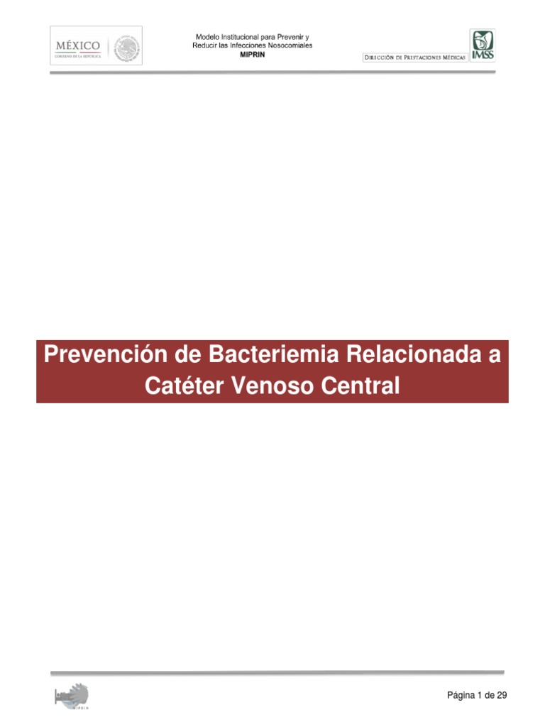 2 - Prevención BRCVC | PDF | Terapia intravenosa | Enfermería
