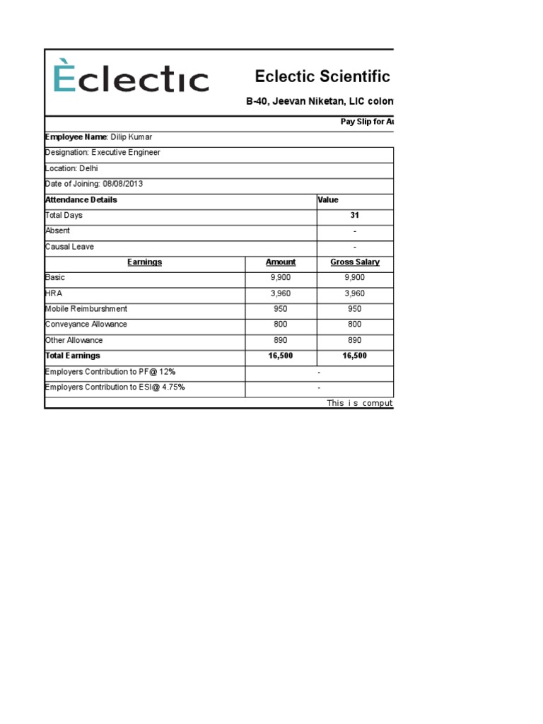 Eclectic Scientific Instruments Pvt. LTD.: B-40, Jeevan Niketan, LIC ...