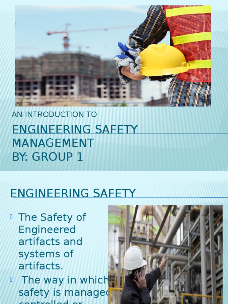 Engineering Safety Management | PDF | Science | Safety