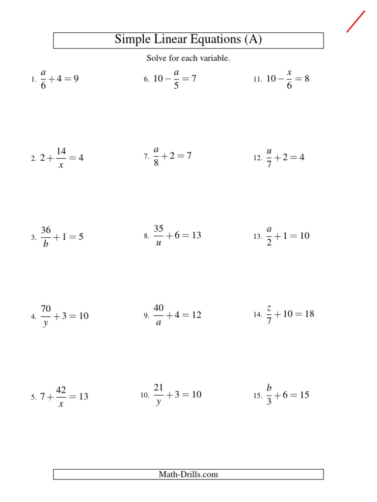 Alg Linear Xdivaplusminusbeqc Adivxplusminusbeqc All | PDF | Equations ...