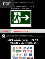 Apresentação NR 26 - Sinalização de Segurança | PDF | Vermelho | Cor