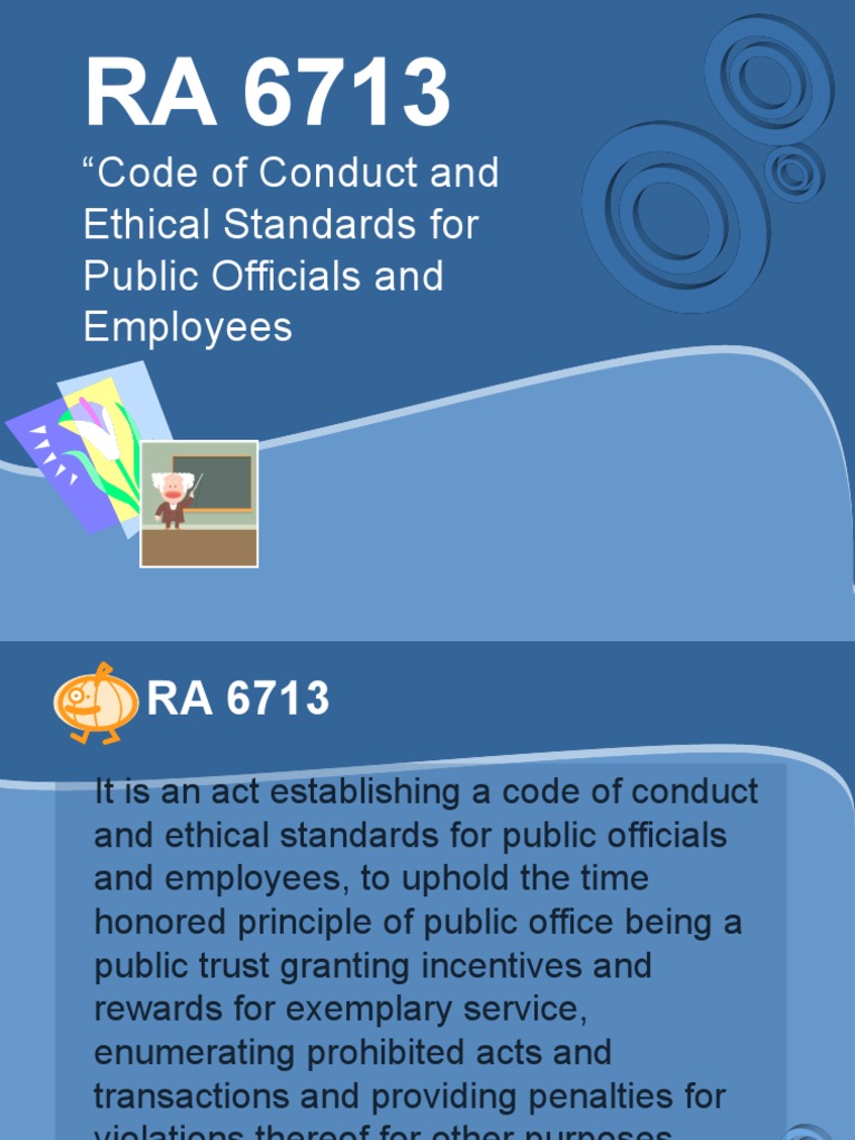 RA 6713 fin | Norm (Social) | Employment