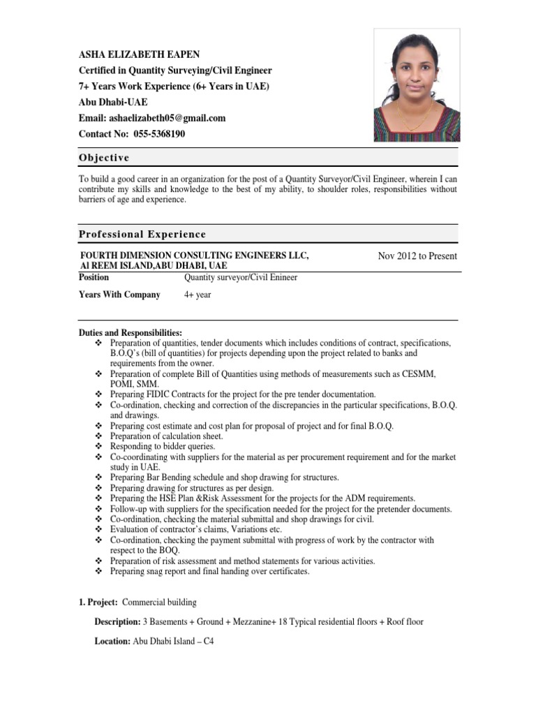Asha Resume | PDF | Specification (Technical Standard) | Surveying