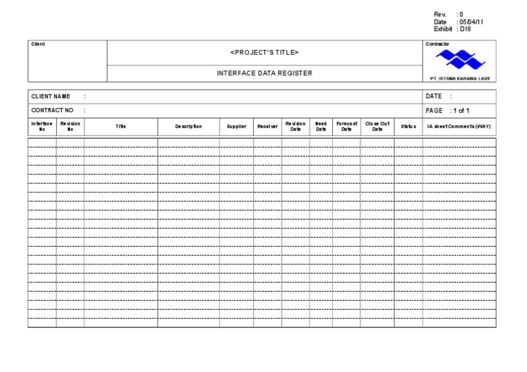Interface Data Register Overview | PDF | Law