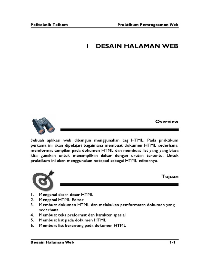 Praktikum Pemrograman Web | PDF