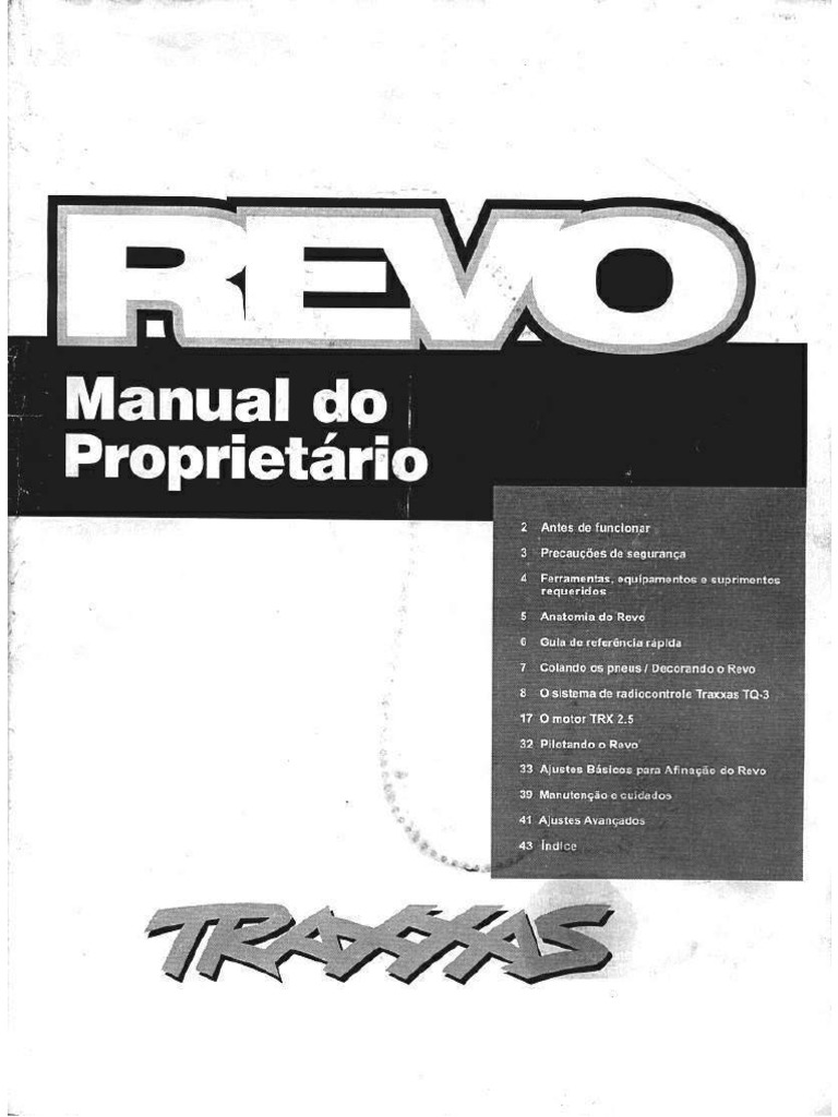 Manual Português Revo 3.3 PDF | PDF