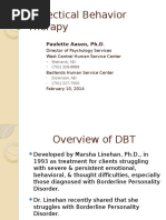 DBT Hierarchy of Treatment Targets | PDF