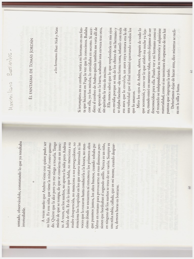 BARRIENTOS El Fantasma de Tomás Jordán | PDF