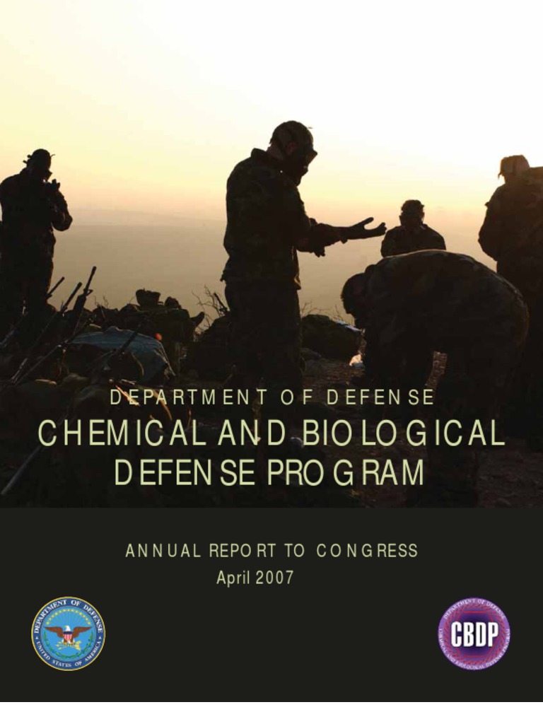 Chemical and Biological Defense Program | PDF | Military Budget Of The ...