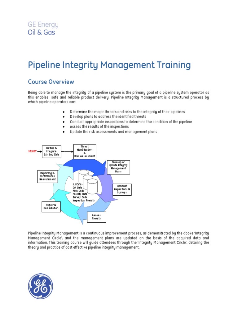 Pipeline Integrity Management Training.pdf | Pipeline Transport | Risk Assessment