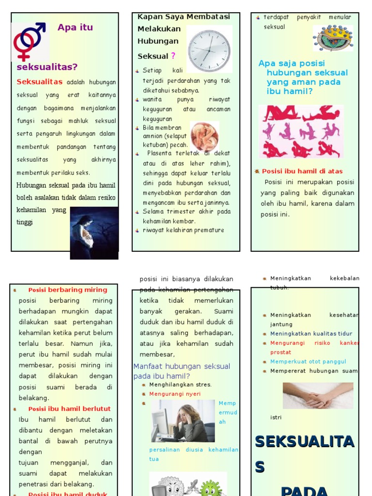 Leaflet Seksualitas Ibu Hamil | PDF