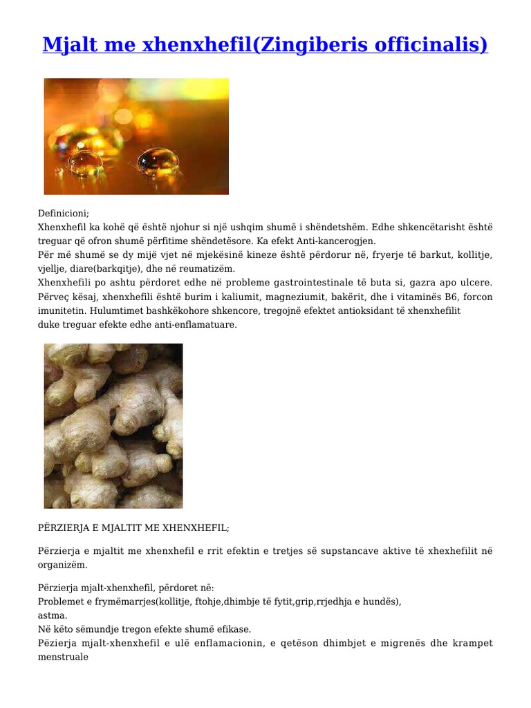 Mjalt Me Xhinxhifil | PDF