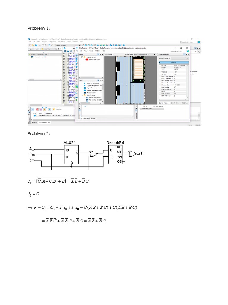 Problem 1:: I C FO O II II Cabbc Cabbc | PDF