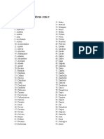 Palabras en español con "sc" | PDF
