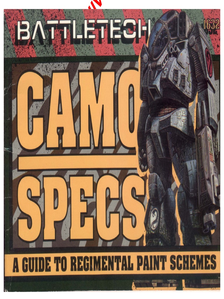 Battletech Camo Schemes Guide | PDF