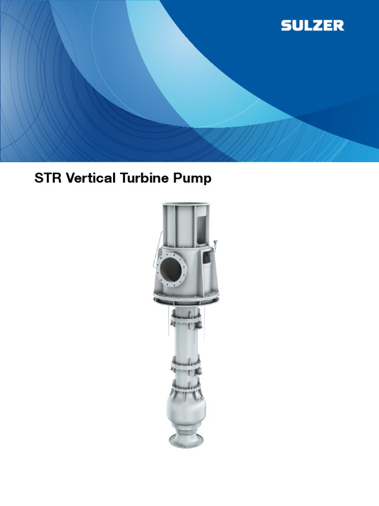 Sulzer Vertical Turbine Pump | PDF | Pump | Bearing (Mechanical)