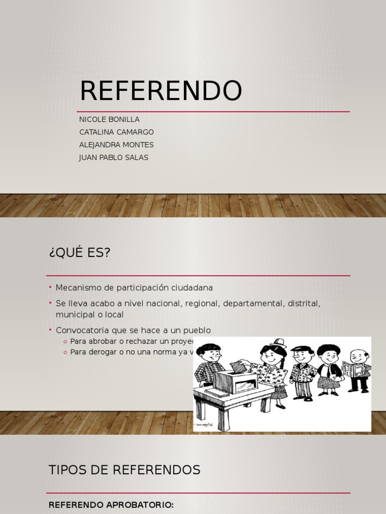 Referendo en Colombia | PDF