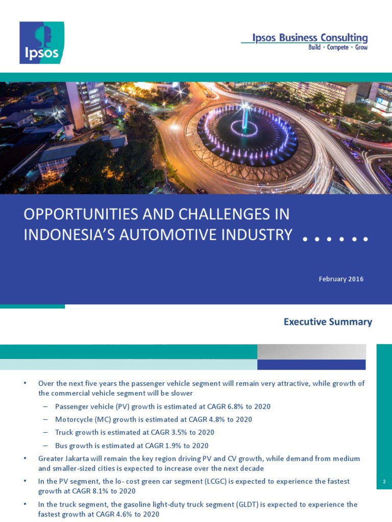 Indonesia Automotive Industry Outlook 2020 | PDF | Bus | Foreign Direct ...