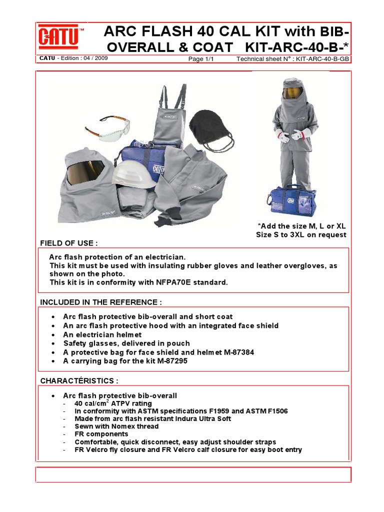 Arc Flash Protection Lv HV Switching Suits for Racking in & Out | Cable ...
