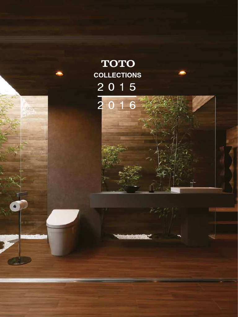TOTO Collections 2015-2016 Full Catalogue | PDF | Shower | Toilet