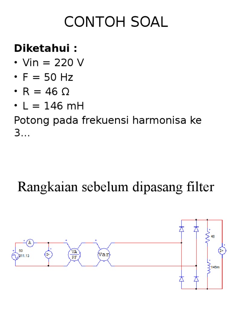 Analisis Rangkaian Listrik dengan Filter | PDF | Technology & Engineering