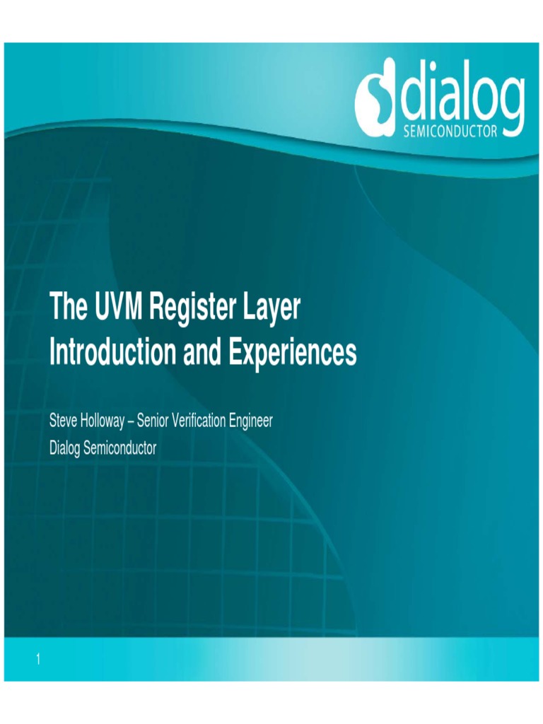 DVClub UVM Registers | PDF | Application Programming Interface | Software