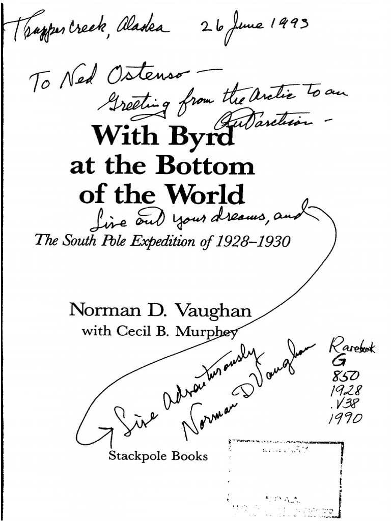 Admiral Byrd Diary PDF | PDF