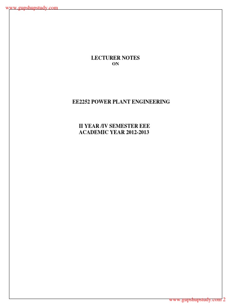 Power Plant Engineering Overview | PDF | Boiler | Nuclear Reactor