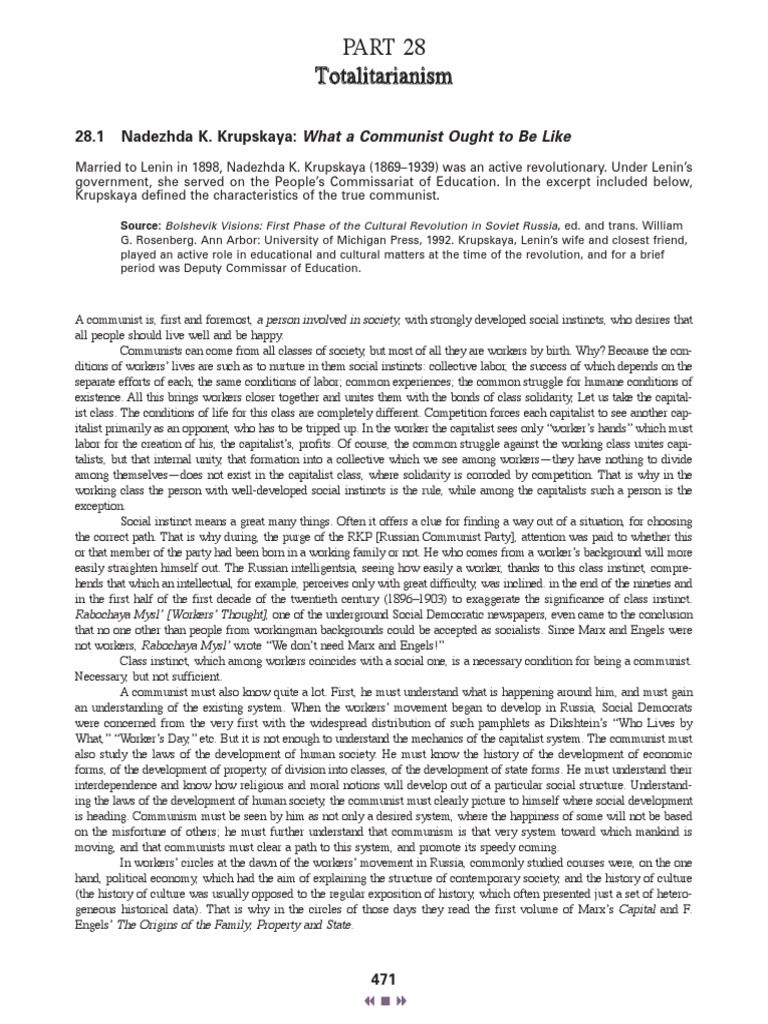 Primary Sources Totalitarianism | PDF | Fascism | Communism