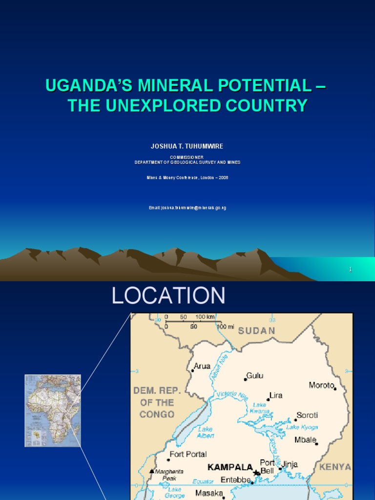Uganda'S Mineral Potential - The Unexplored Country | Download Free PDF ...