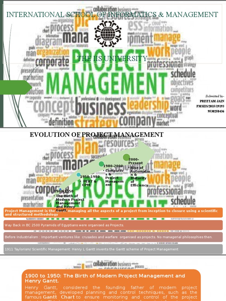 Evolution of Project Management | PDF | Project Management | Risk ...