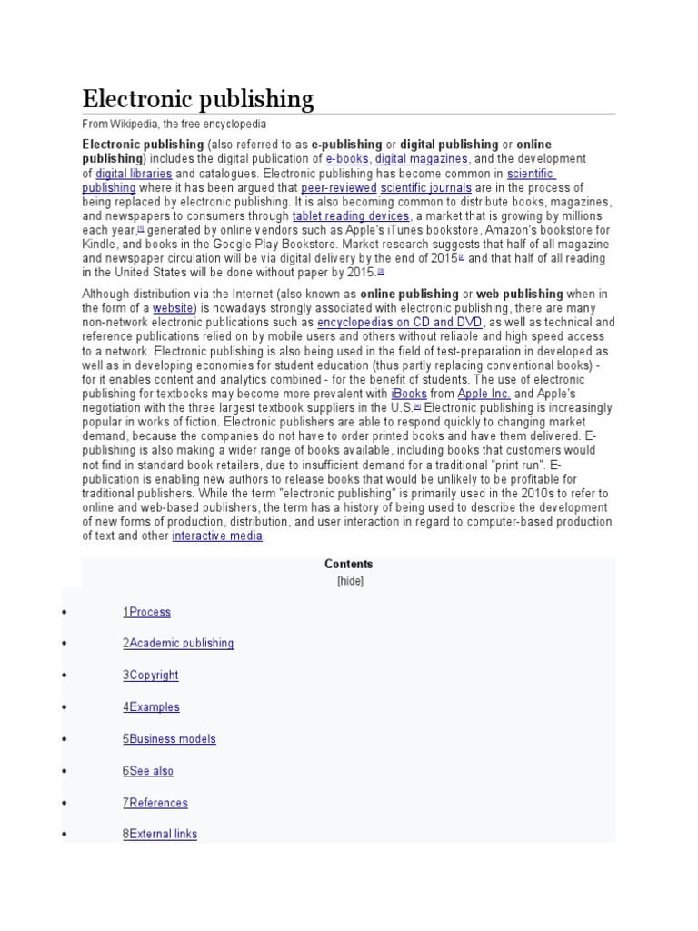 Electronic Publishing | PDF | Electronic Design Automation | Electronic ...