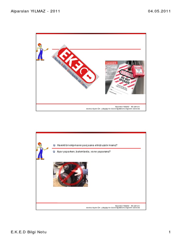 EKED - Eğitim Notu | PDF