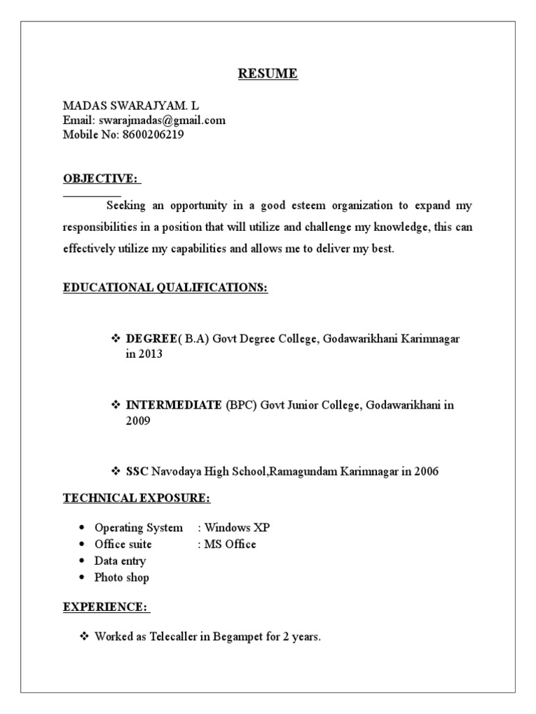 Swaraj Resume | PDF