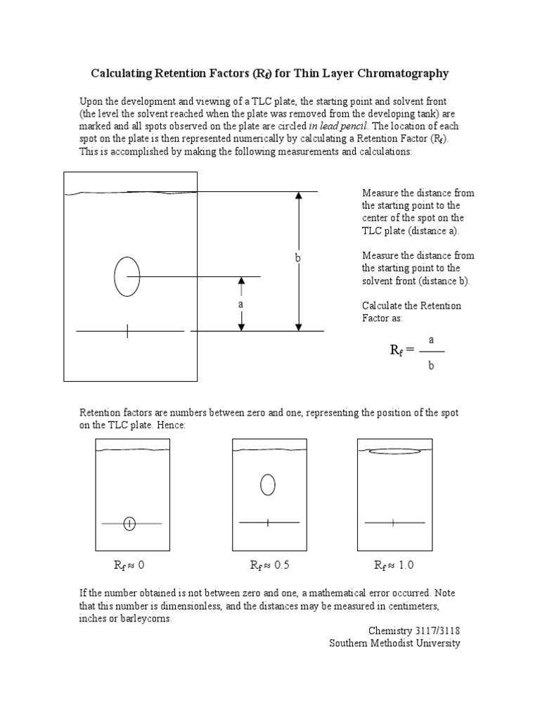 Calculating Retention Factors | PDF