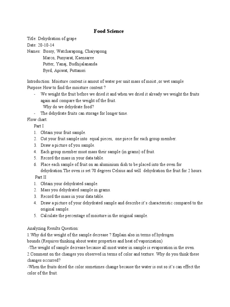 Food Science | PDF | Water | Chemistry