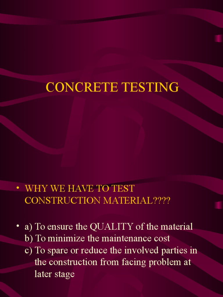 1.15 Destructive Test For Hardened Concrete | Download Free PDF | Beam ...