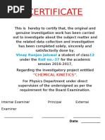 Practical Certificate | PDF