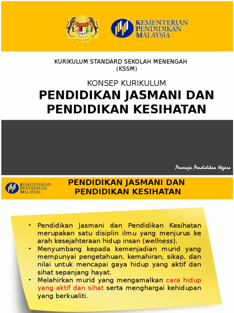 2.konsep PJPK KSSM Tingkatan 1 | PDF