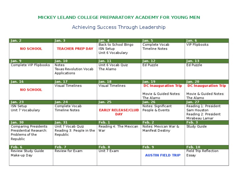 4 Six Weeks - Unit Plan | PDF