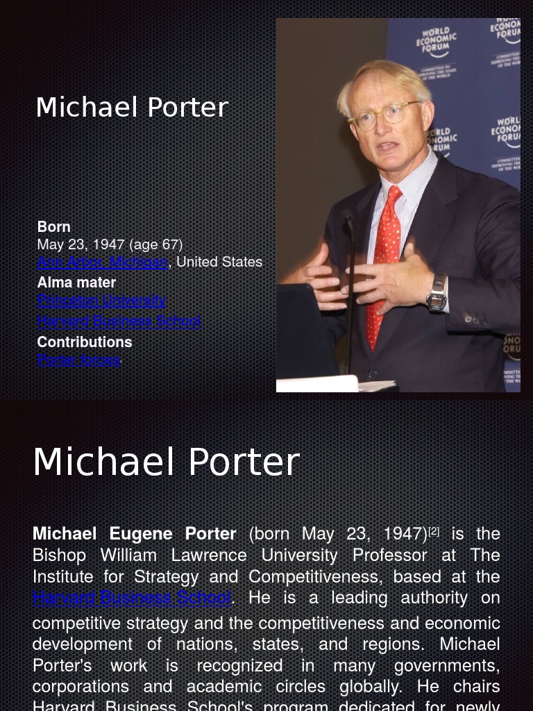 Michael Porter | PDF | Strategic Management | Accountability