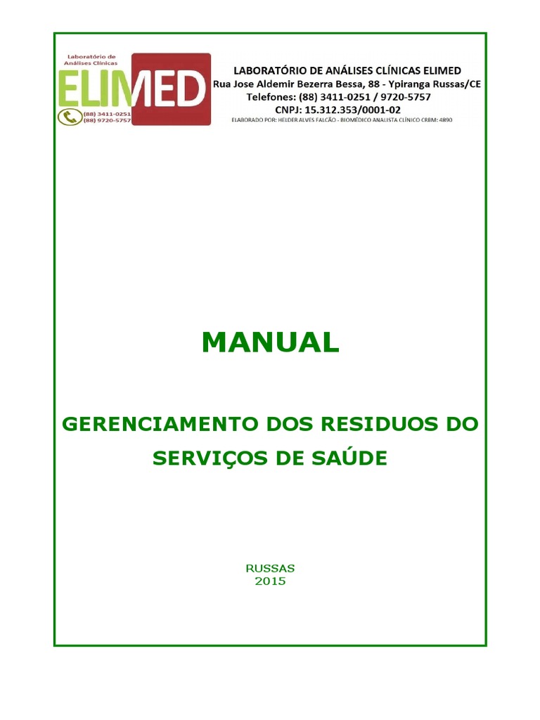 Cartilha PGRSS | PDF