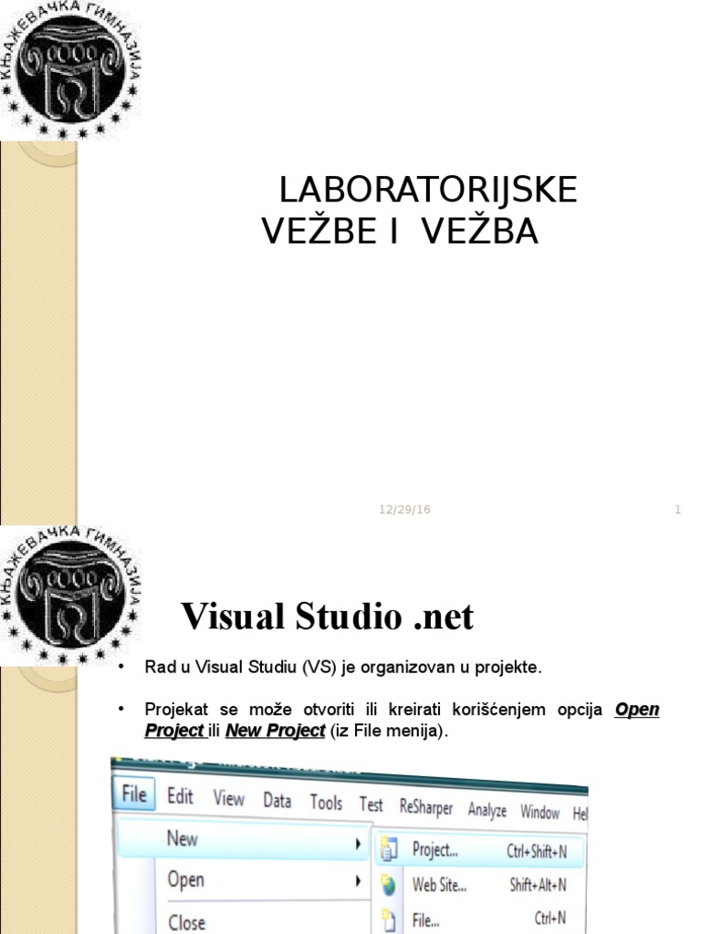 Laboratorijska-Vezba 1 C# | PDF