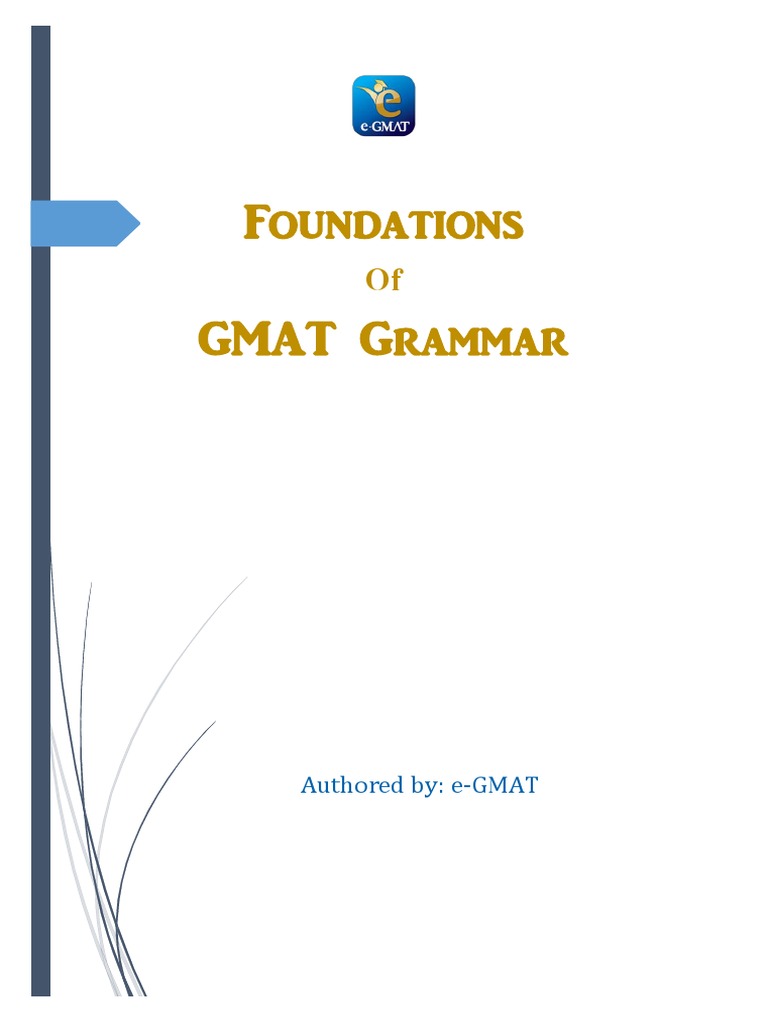 PDF For Foundations of GMAT Grammar | PDF | Adverb | Noun