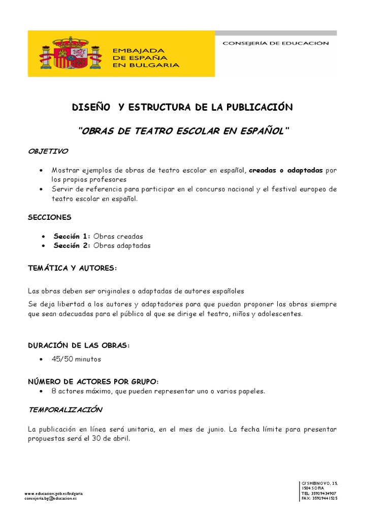 Diseño - Estructura Obras de Teatro | PDF | Teatro